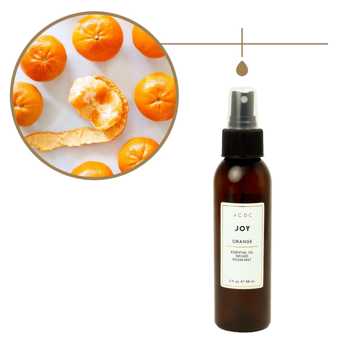 Joy Orange Essential Oil Room Mist| Room Sprays |ACDC Co.