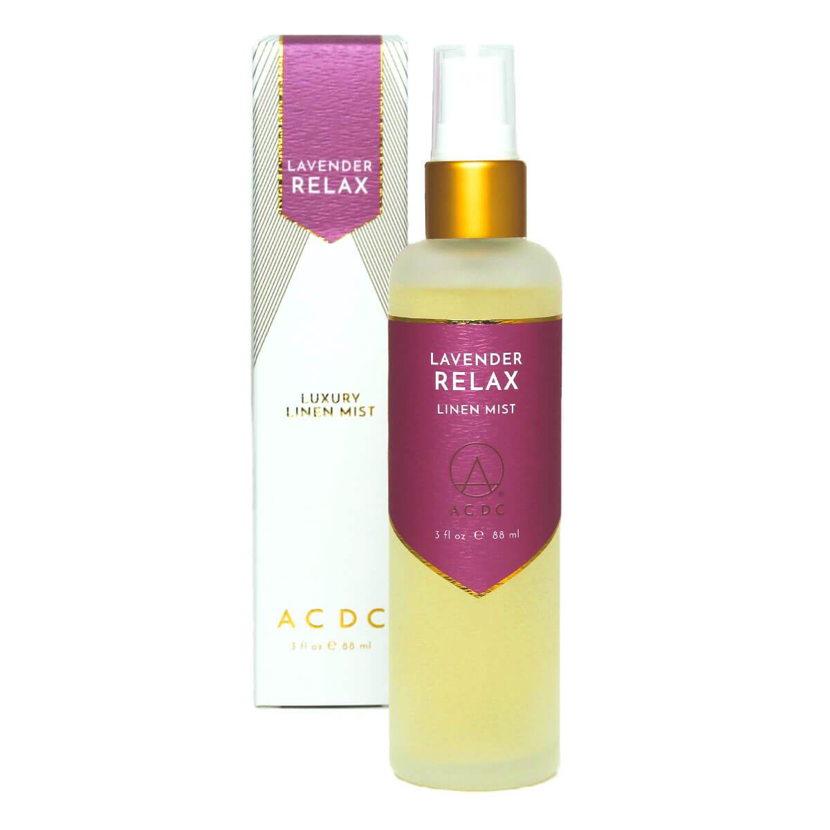 Relax Lavender Linen Spray | Pillow Mist for Sleep | ACDC